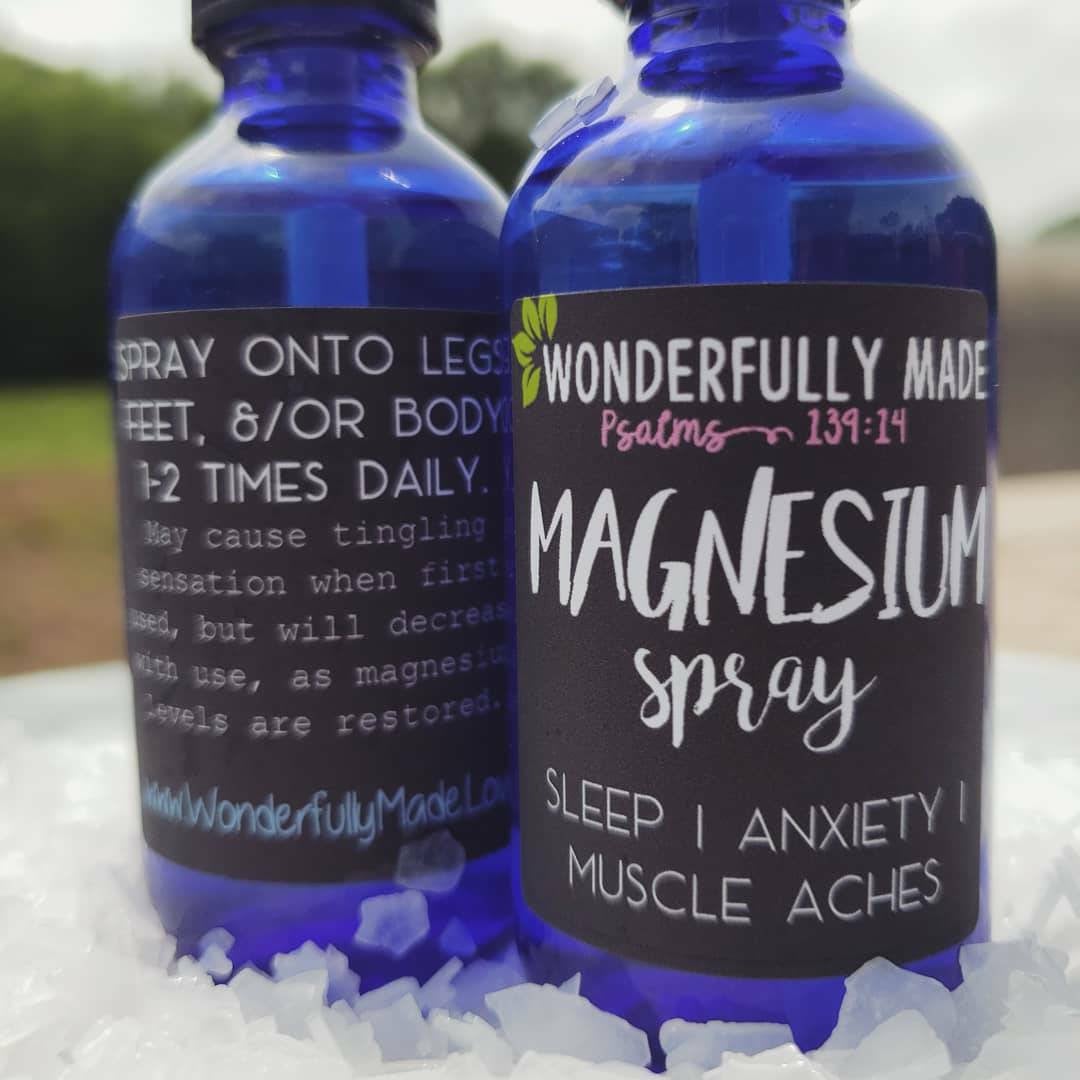 Magnesium Spray | Muscle Aches | Natural Sleep Aid | Anxiety Relief ...